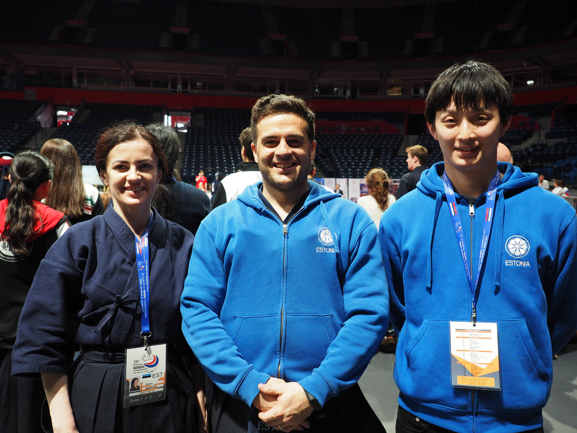 The charm of Kendo are the people and spirit of self discipline : Francisco Estudillo / Marlen ...